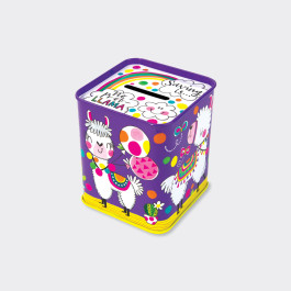 Llama Money Box Tin | Rachel Ellen Designs | Llama Gift Ideas